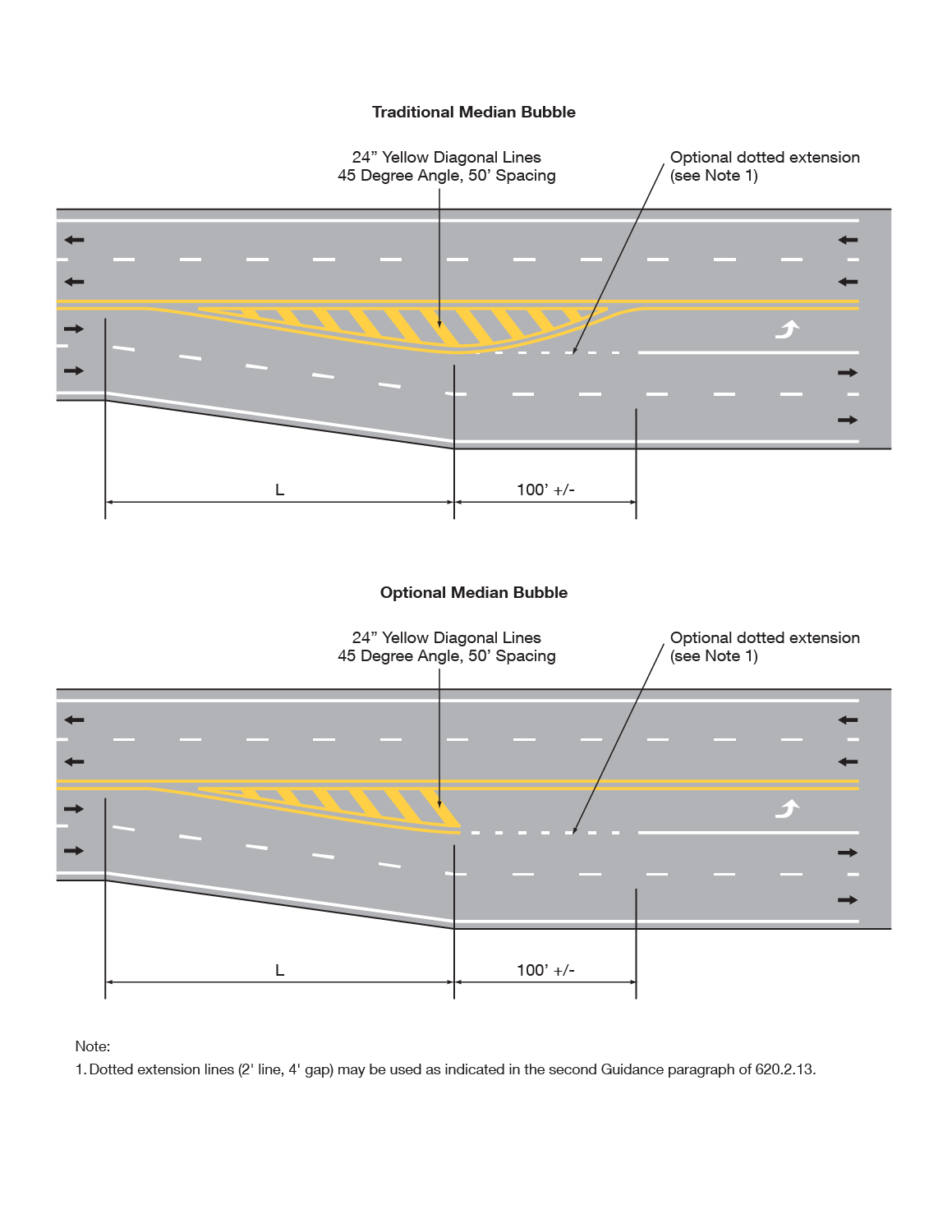 620.2 Pavement and Curb Markings (MUTCD Chapter 3B) - Engineering ...