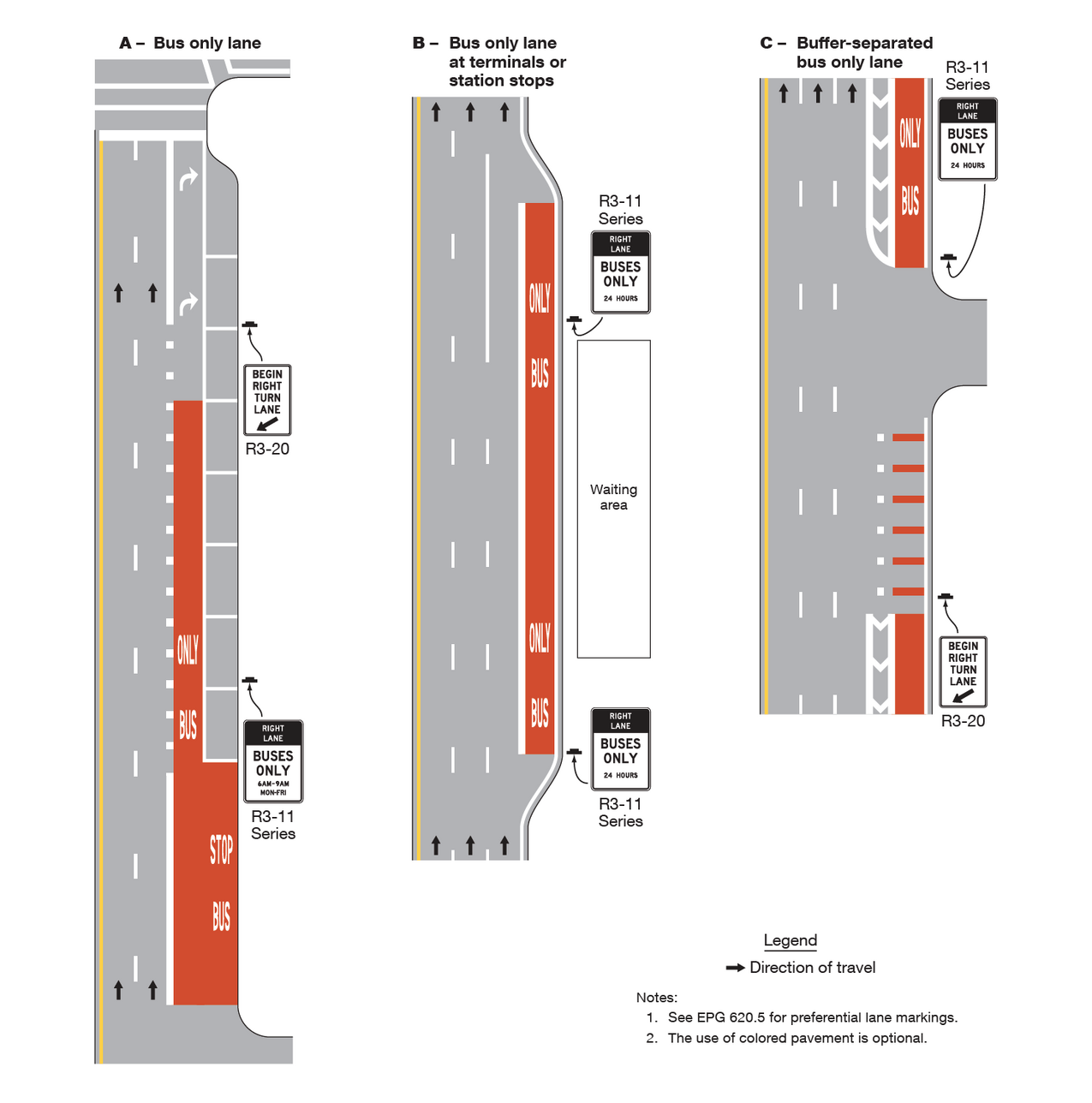 620.7 Colored Pavement (MUTCD Chapter 3H) - Engineering Policy Guide